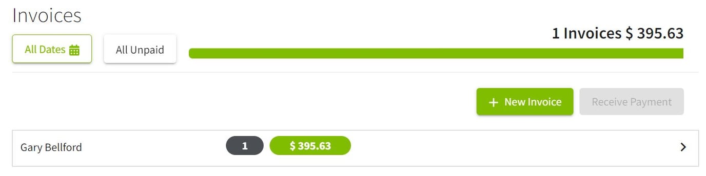 How do I create an invoice with equipment costs?