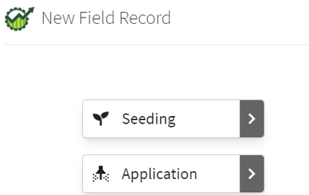 How do I enter a seeding/planting record?