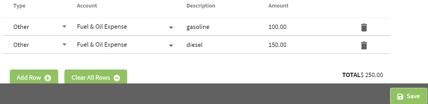 How do I manually enter a new payment or deposit transaction?
