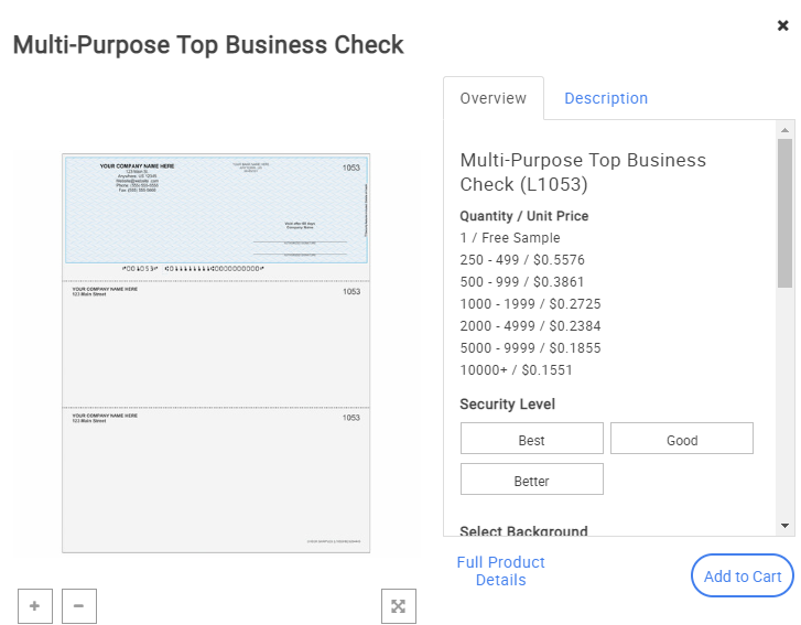 How do I order checks for printing?